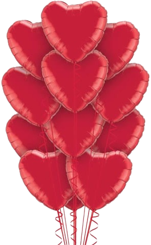 A Dozen Red Hearts – The Balloon Studio